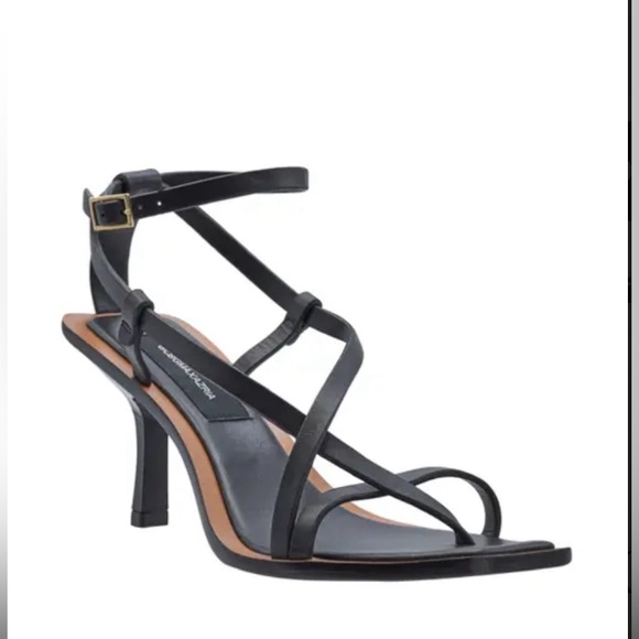 BCBG | Shoes | Bcbg Mira Strappy Sandal In Black Leather | Poshmark
